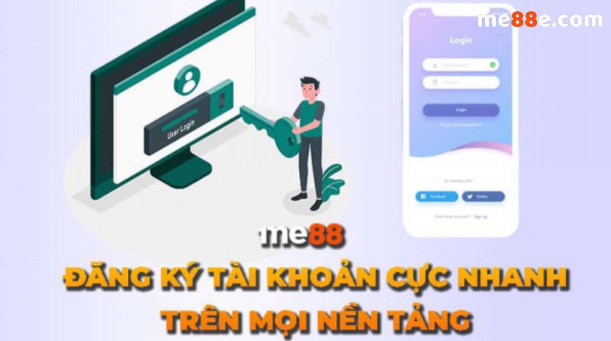 Hướng dẫn đăng nhập Me88 nhanh chóng trên web và ứng dụng